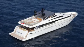 Sanlorenzo motor yacht Indigo listed for sale